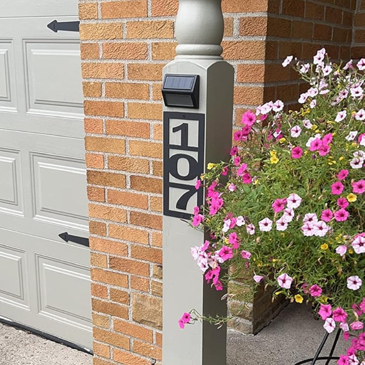 Customized Vertical House Address Numbers Sign, Made in USA – Pillars ...