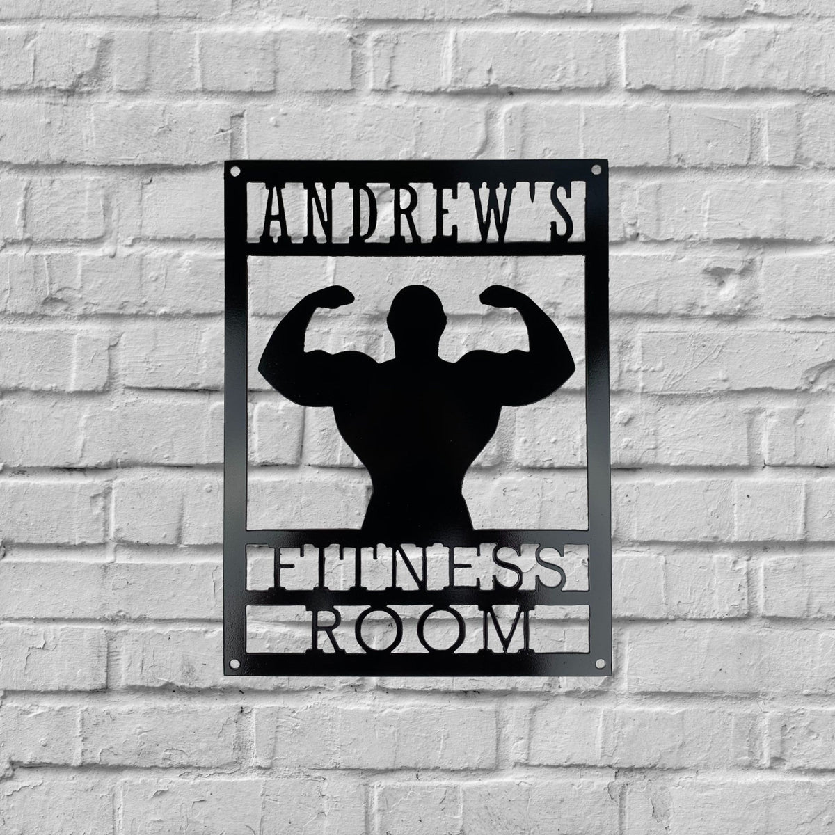 Customized Personalized Home Gym Sign, Gym Wall Art, Workout Room Sign ...