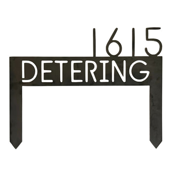 Custom Address Signs – Pillars Customs